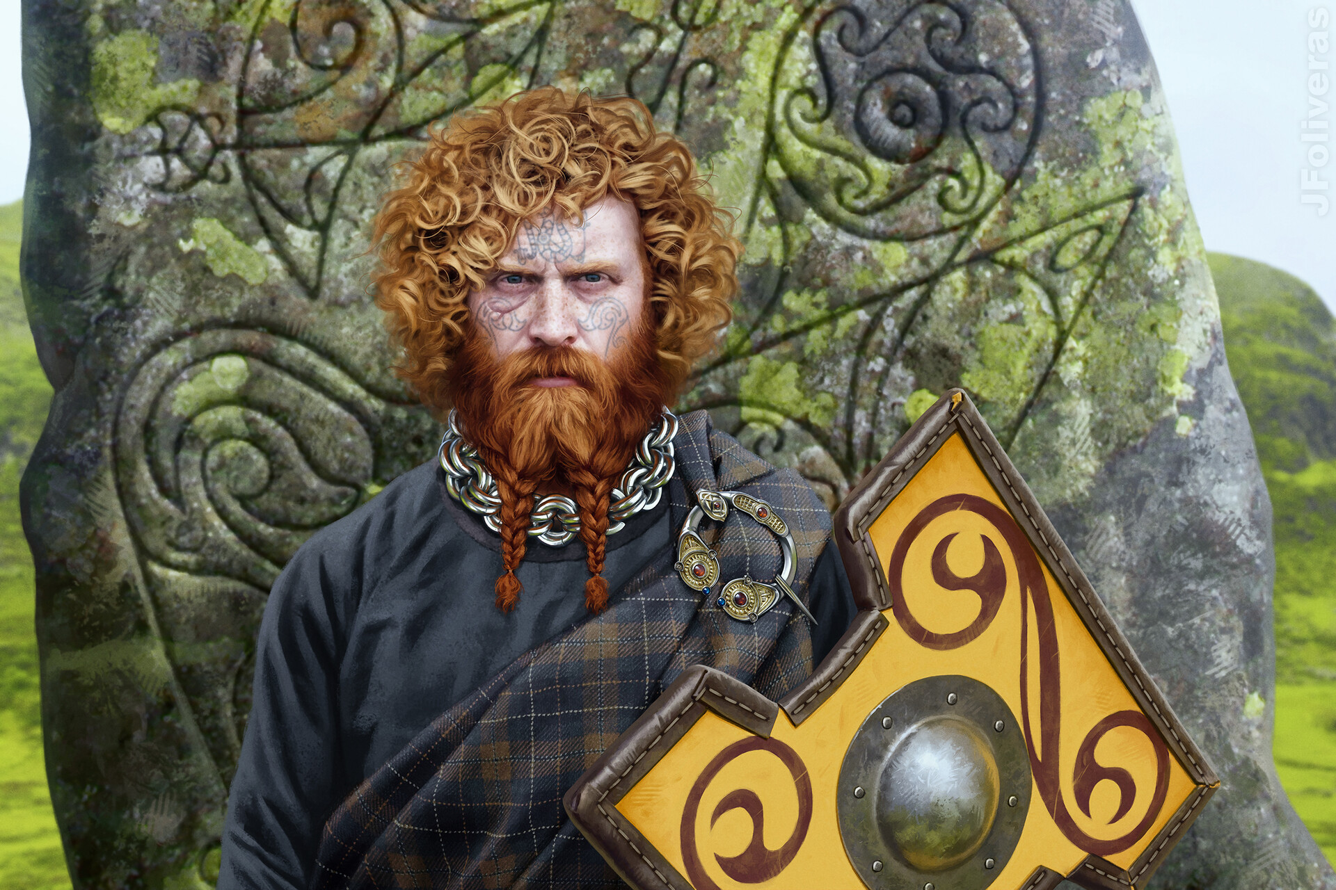 ArtStation - Pictish chieftain