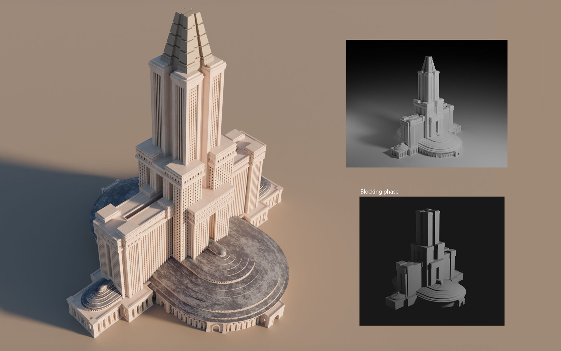 ArtStation - Art Deco building