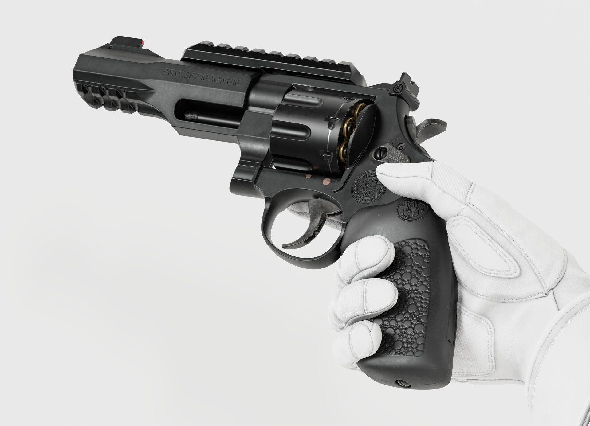 ArtStation - Smith and Wesson 357 Magnum - Game Ready