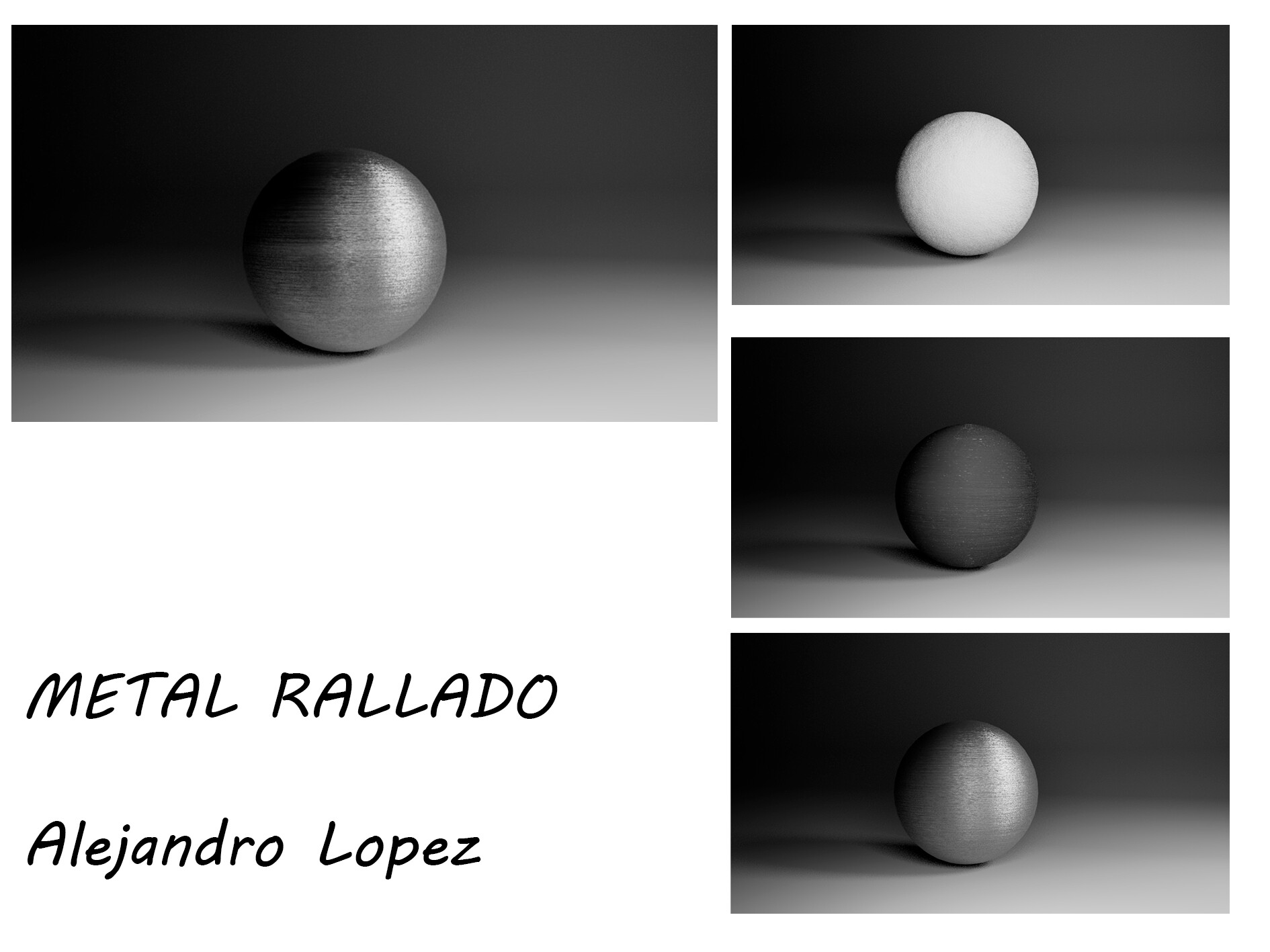 ArtStation - Material Metal Rallado