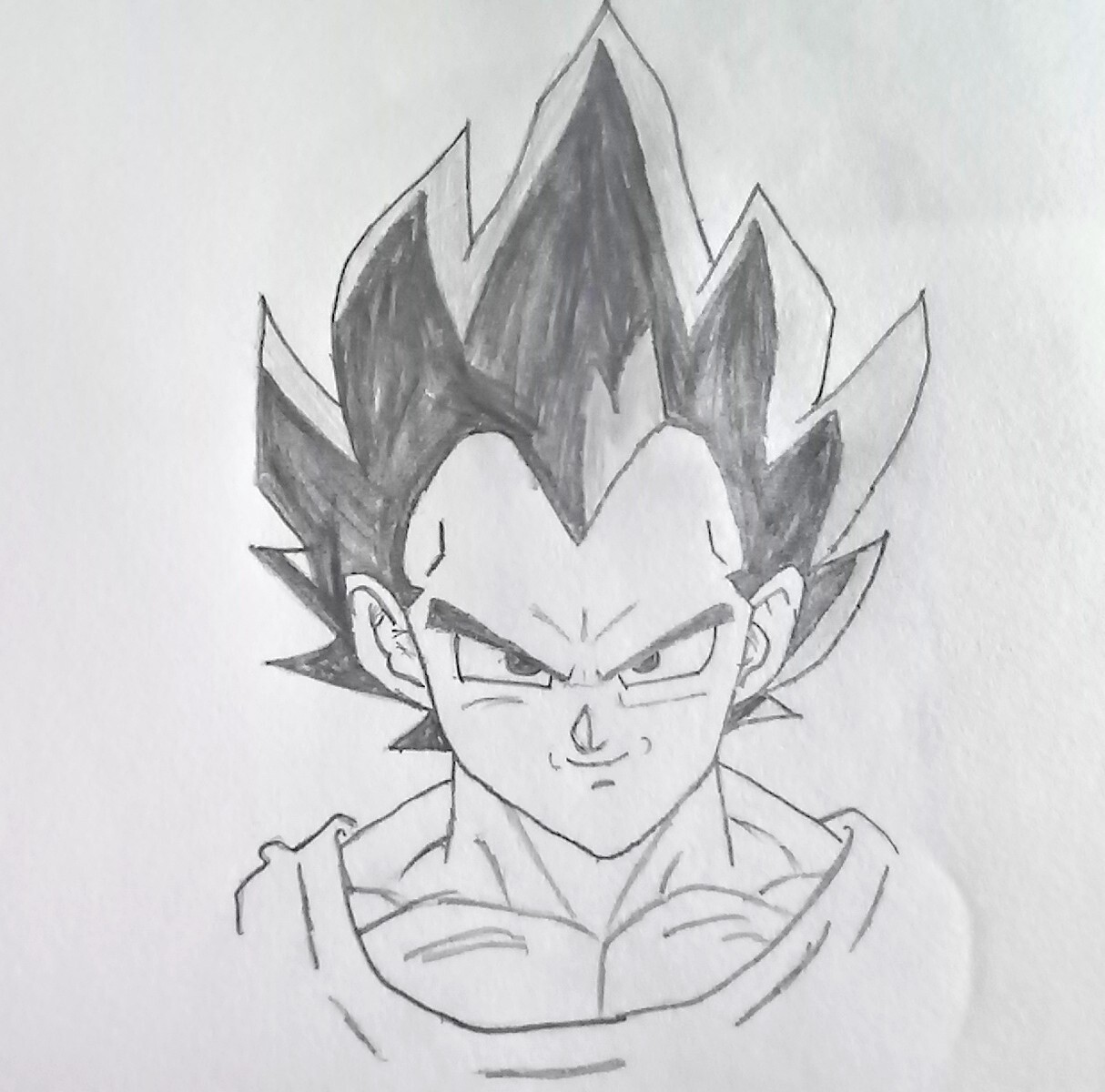 ArtStation - vegato pencil drawing. (dragon ballz)