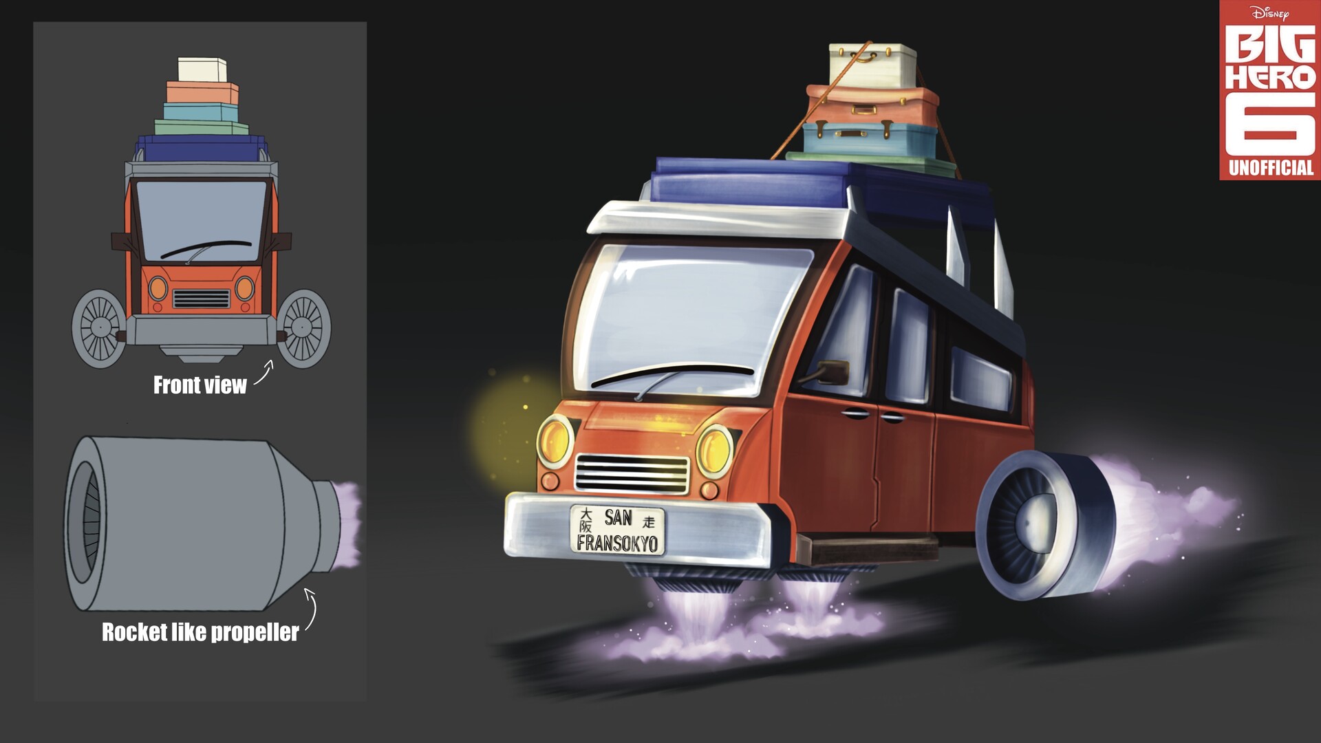 ArtStation - Flying Minivan