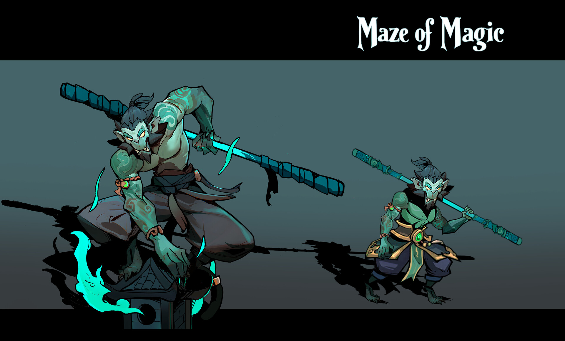 ArtStation - MAZE OF MAGIC-wukong