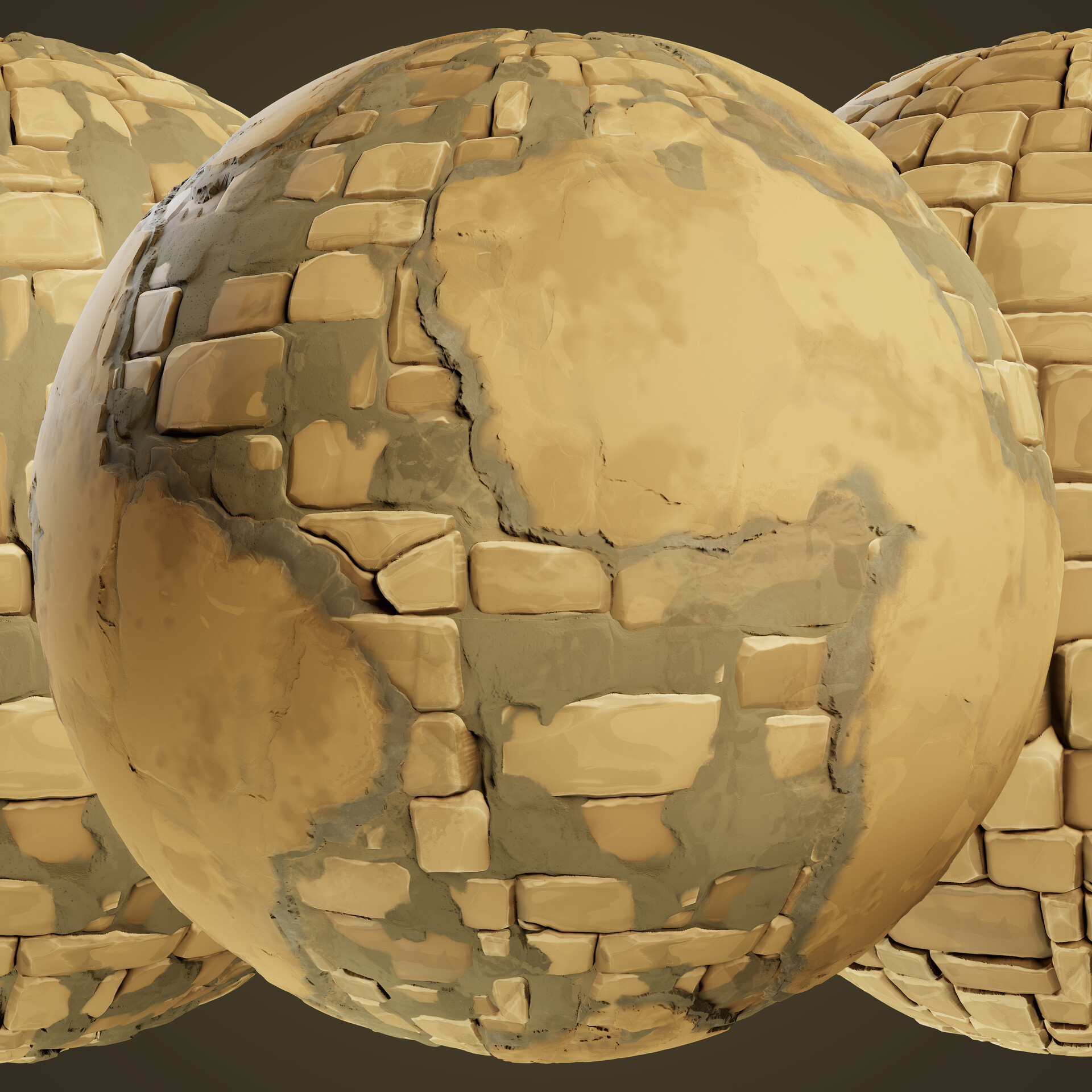 ArtStation - Stylized Rock Wall