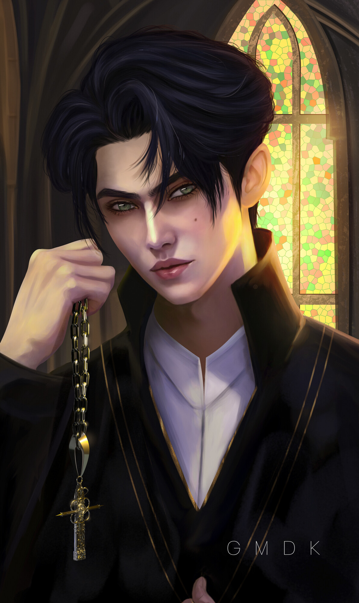 ArtStation - The Priest and the Sacred Iron Relic