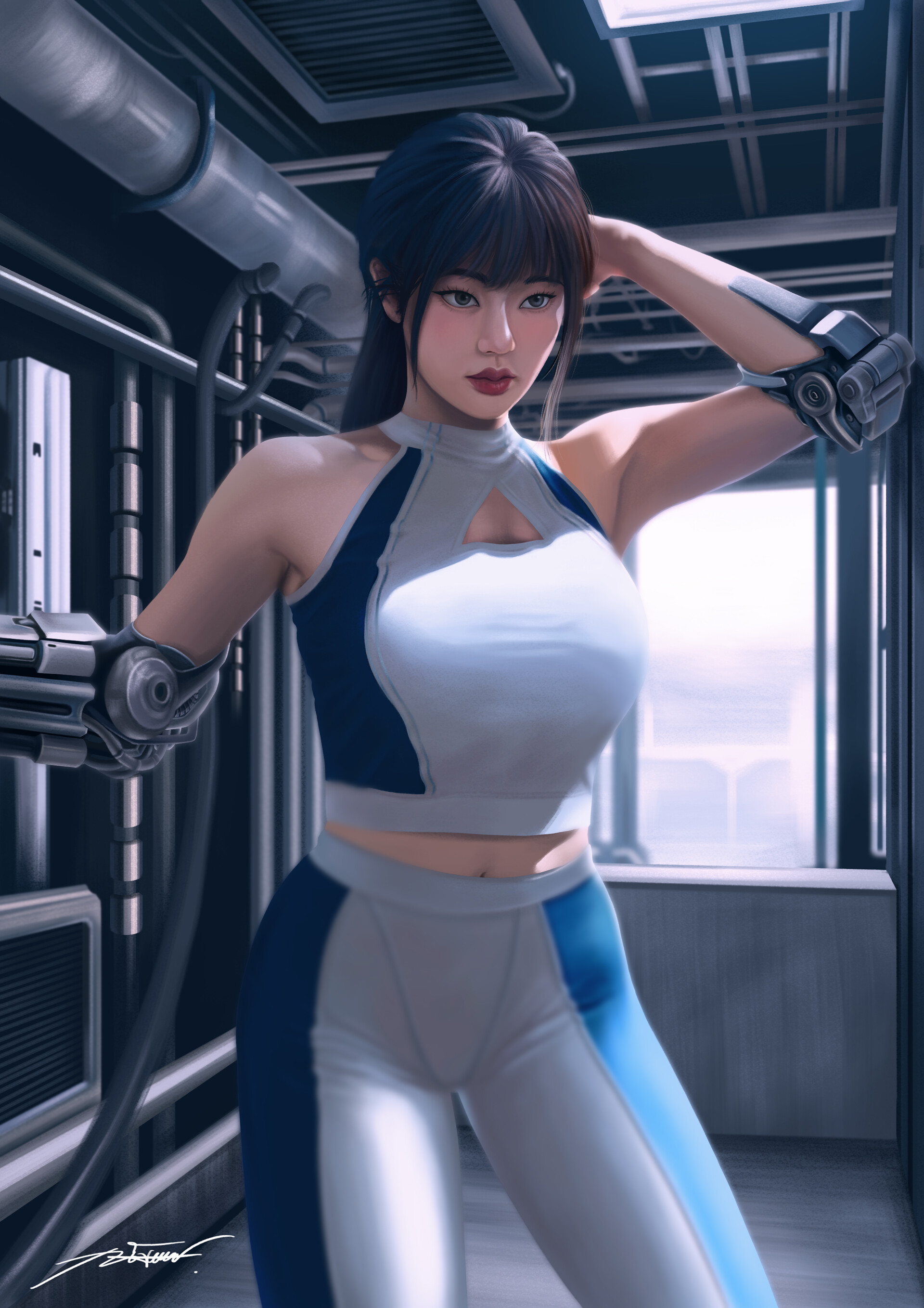 ArtStation - hype girl2