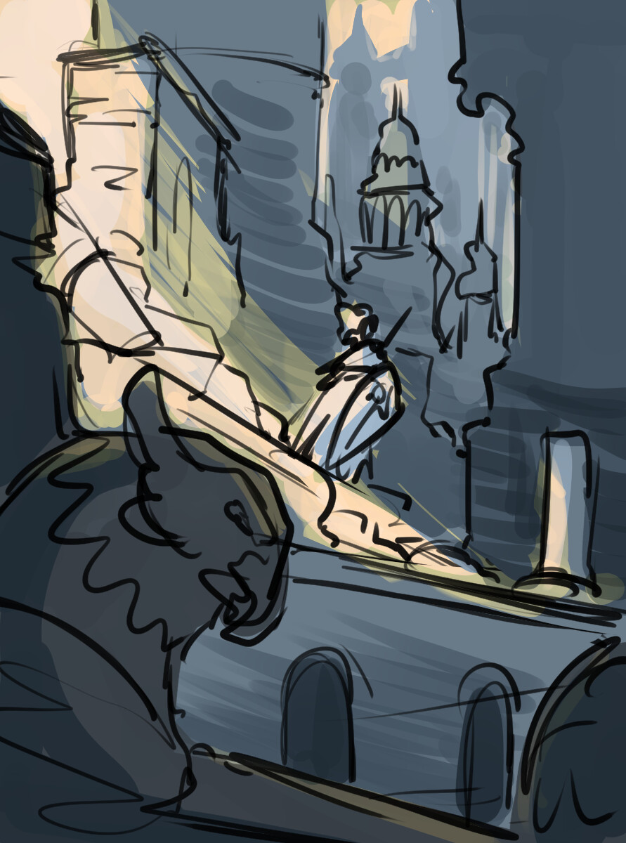 Bone Dust - Fantasy landscape experiment