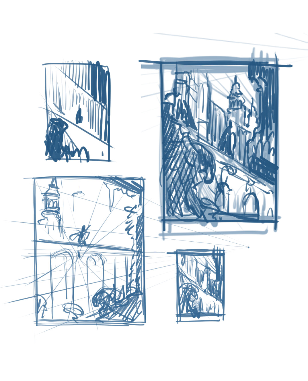 Bone Dust - Fantasy landscape experiment