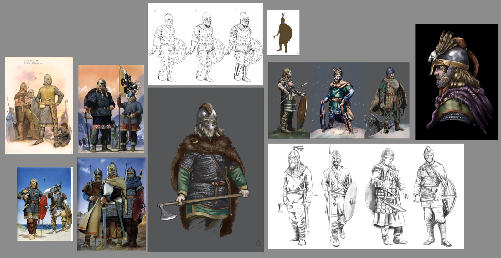 Michael Merulla - Silurian warriors design process