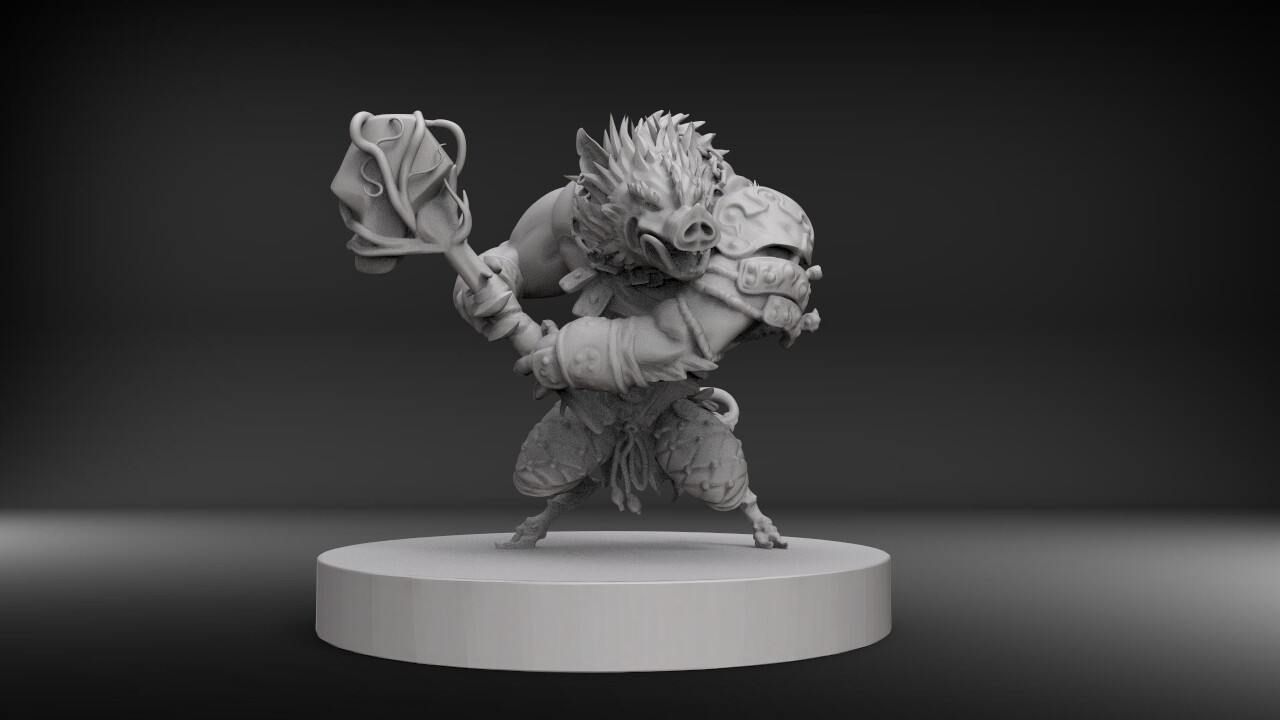 ArtStation - Boar Warrior