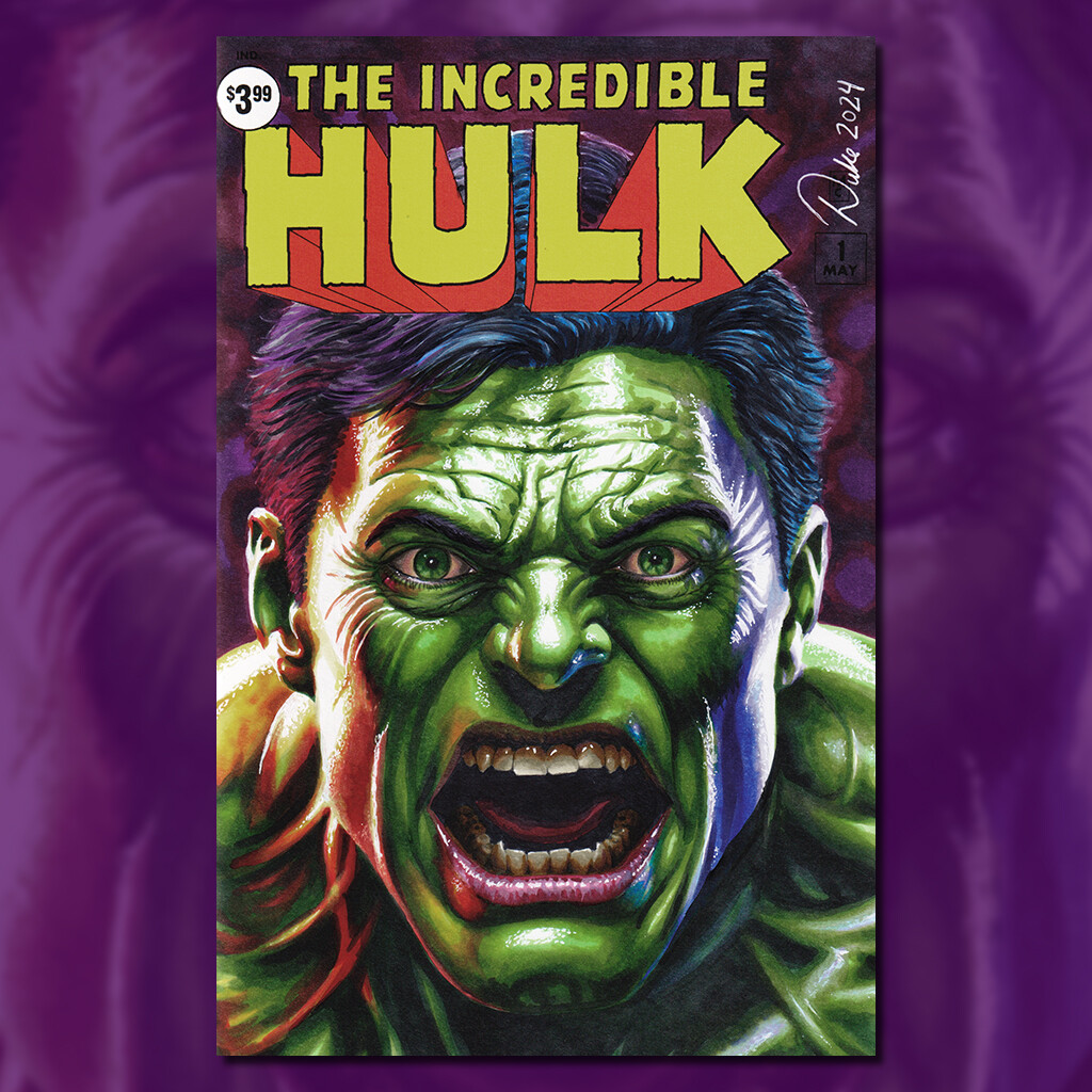 ArtStation - The Incredible Hulk Sketch Cover