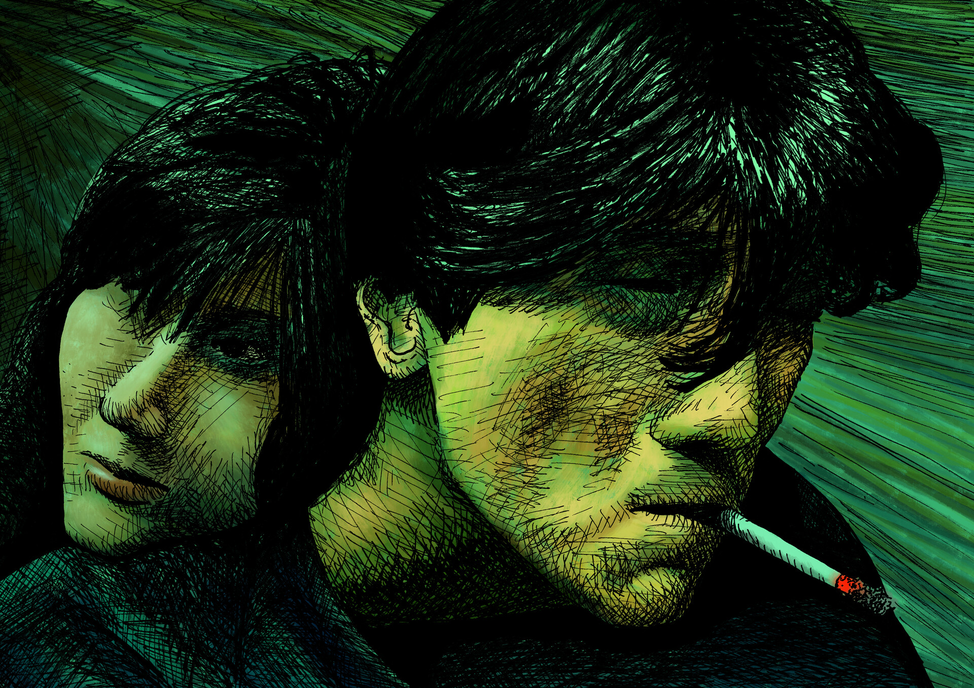 ArtStation - Fallen Angels study