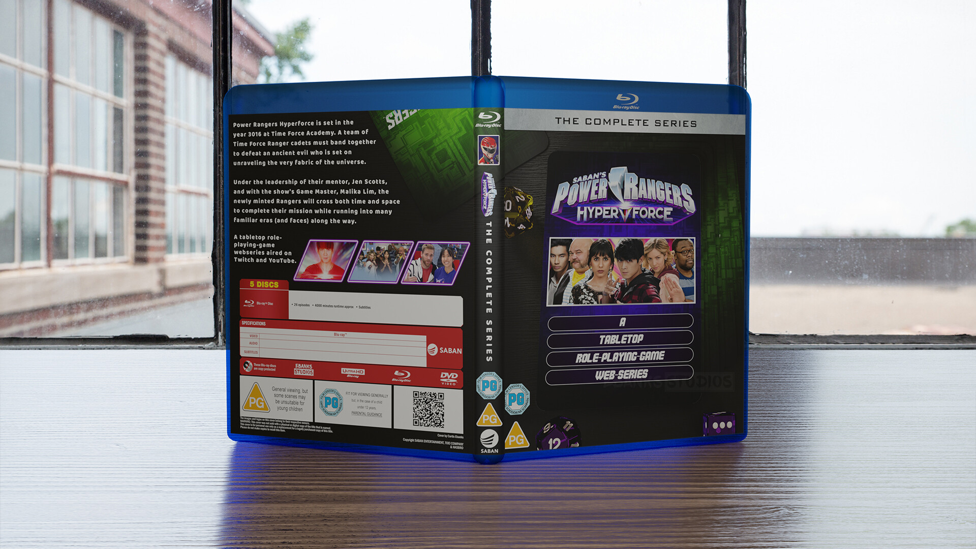 ArtStation - Power Rangers Hyperforce - Custom Blu-ray Cover