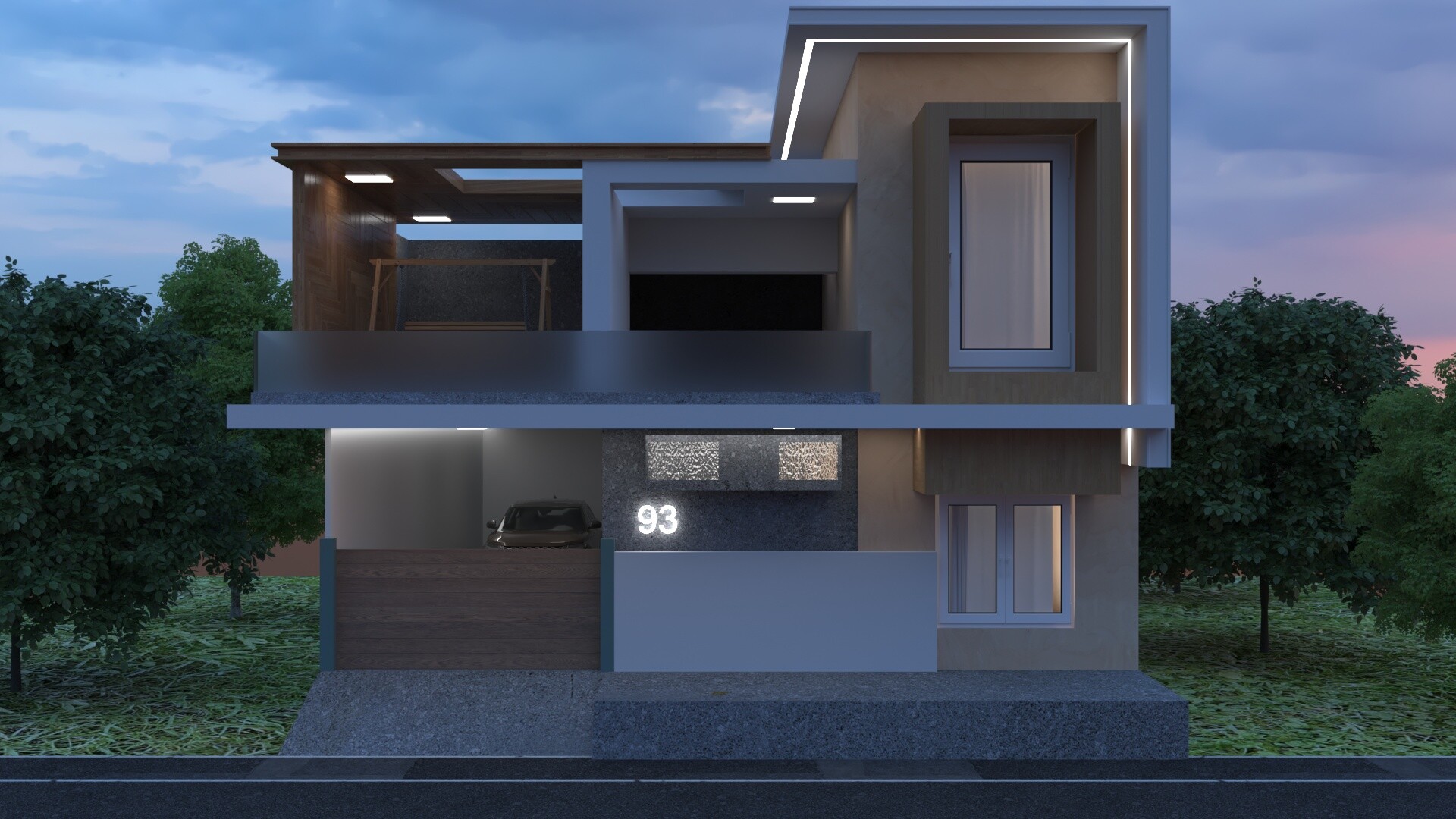 ArtStation - Mordern house