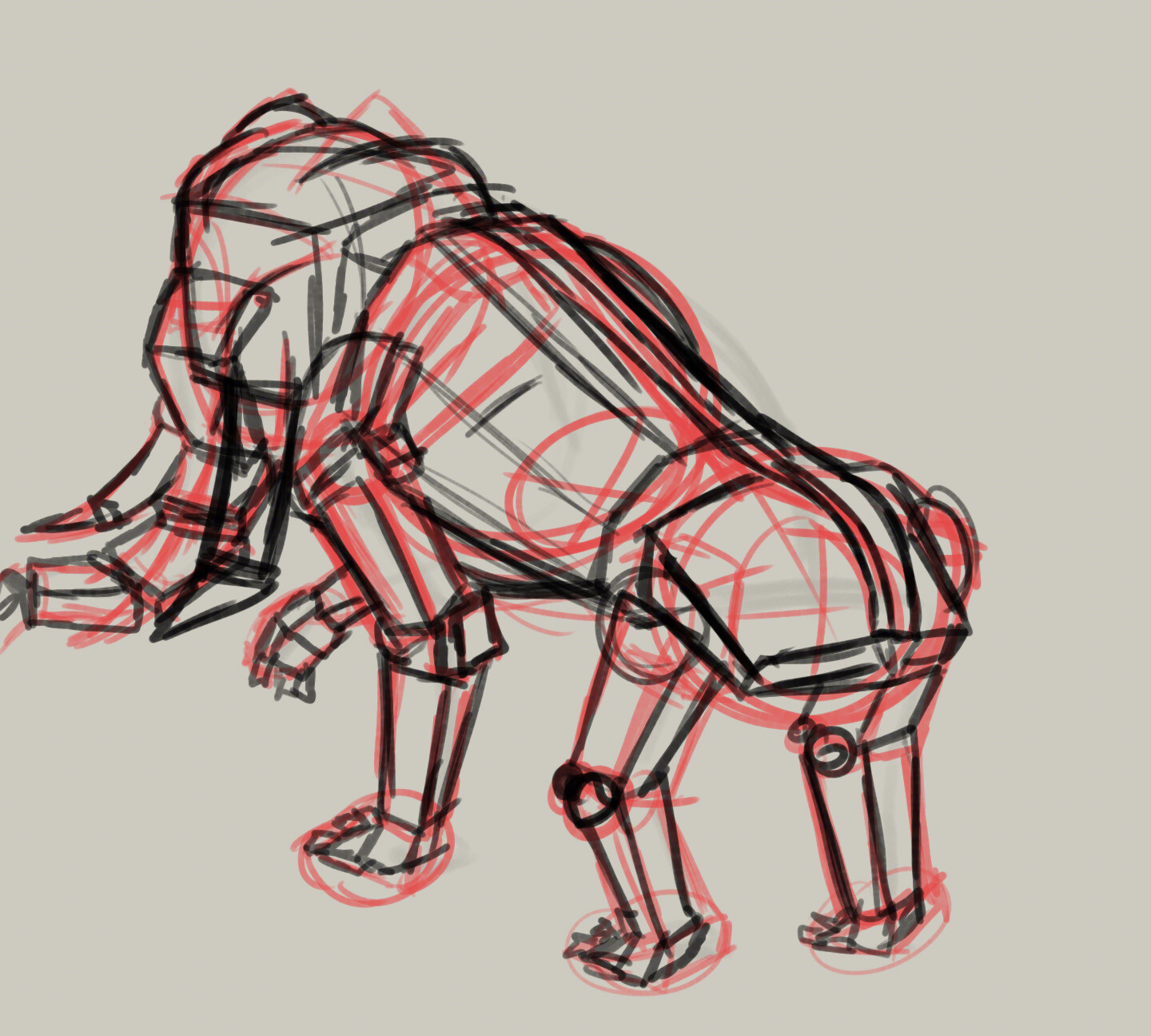 ArtStation - Animal Box Form Studies