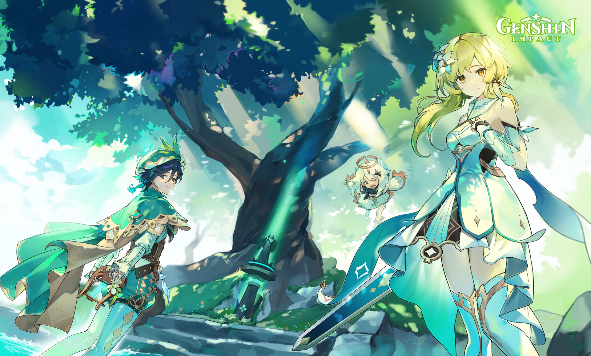 ArtStation - Genshin Impact Art-fan art illustration