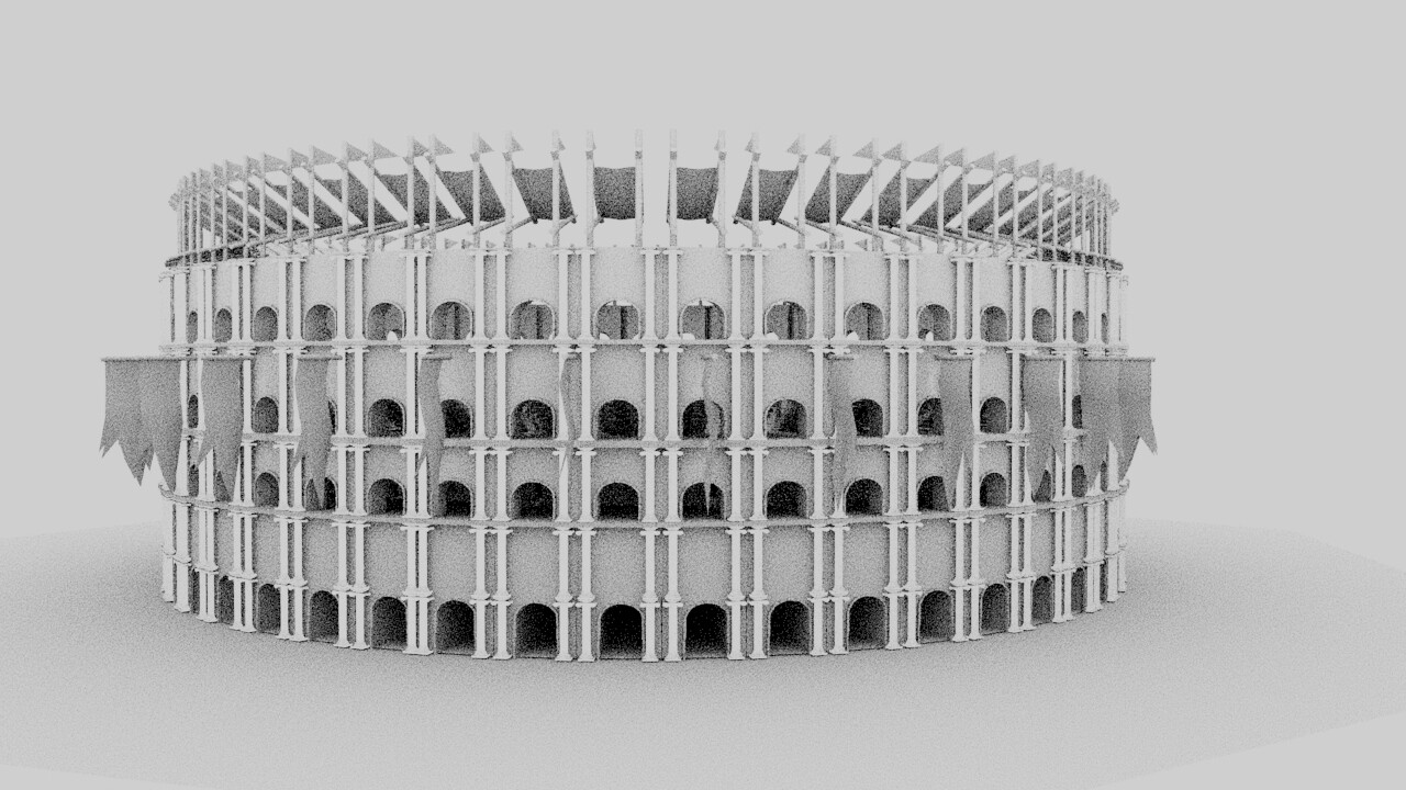 ArtStation - Colosseum 3D model