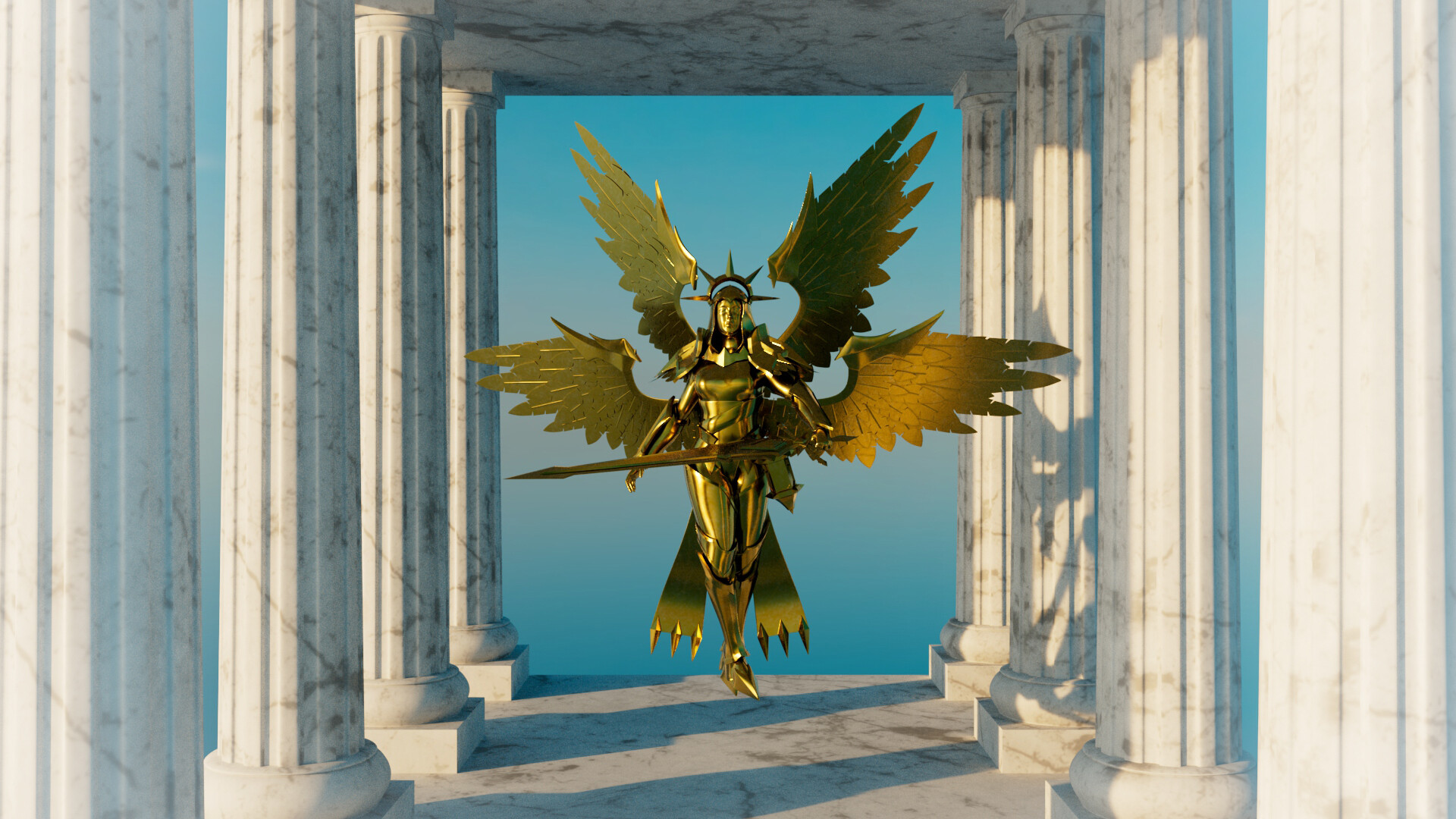 ArtStation - (Golden) Iron Inquisitor Kayle