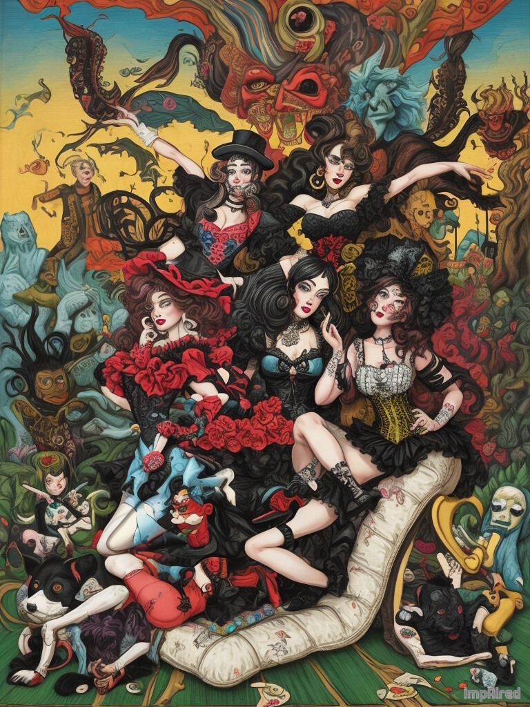 ArtStation - Decadent Deviants in Delirious Debauchery II