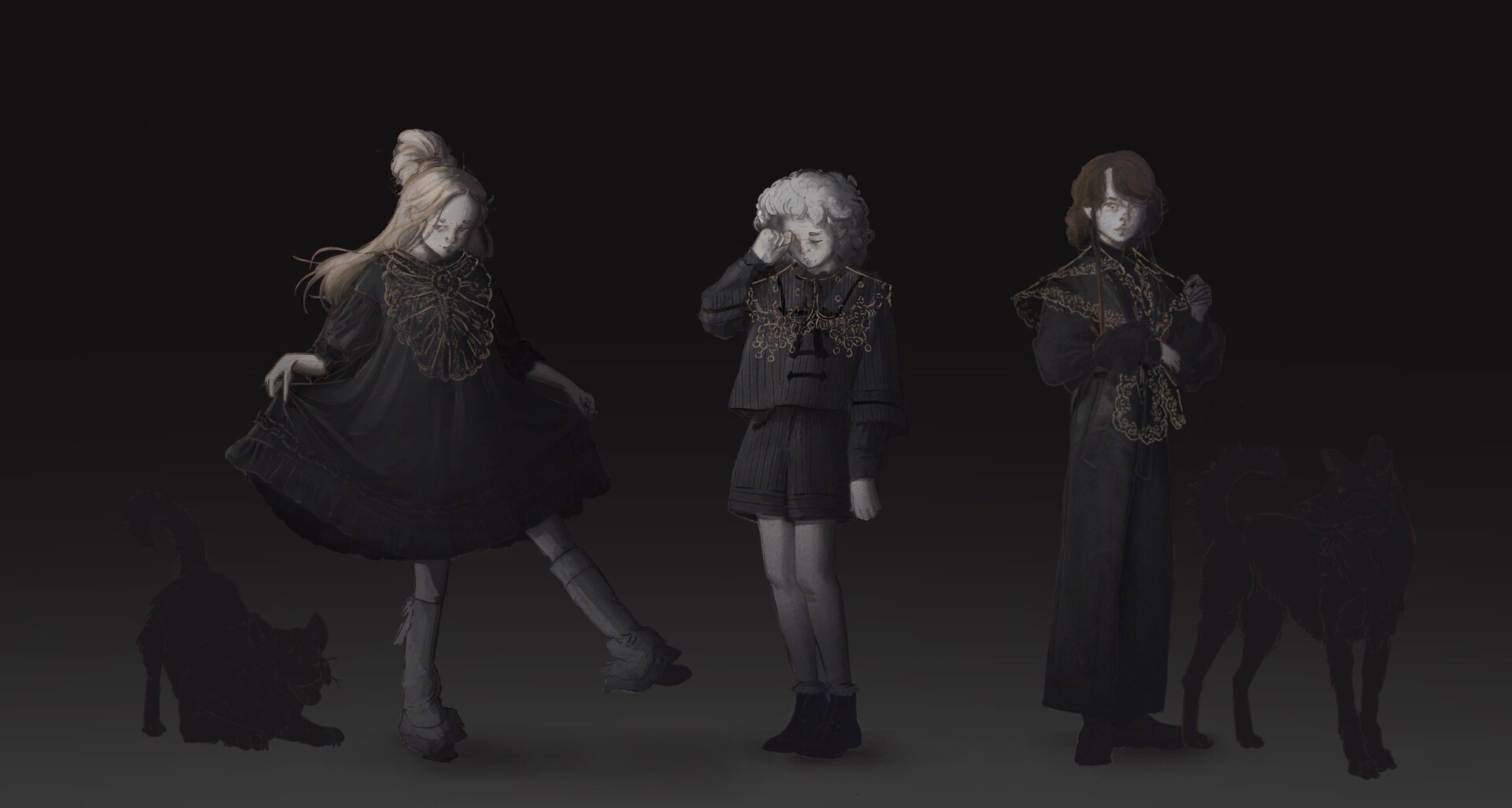 ArtStation - School Girls IP - Characters