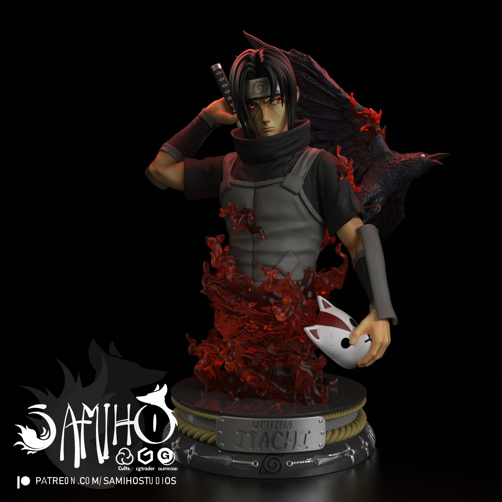 ArtStation - Itachi Anbu
