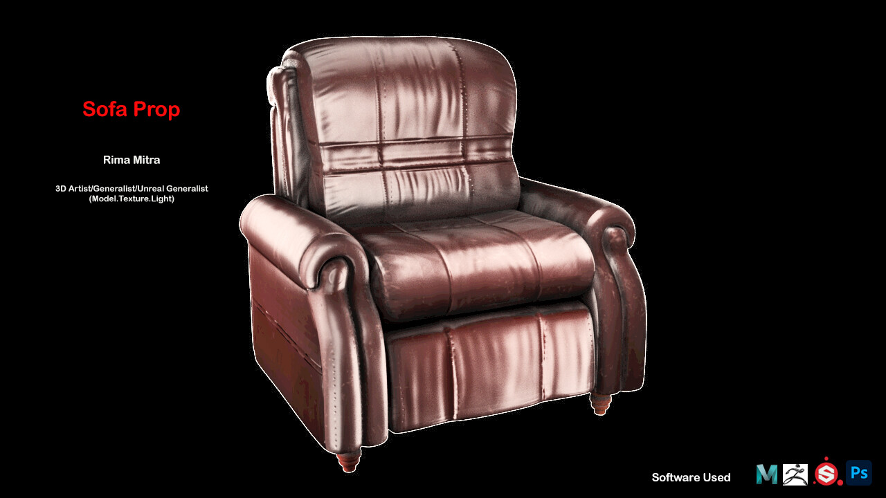 ArtStation - Sofa Prop Art