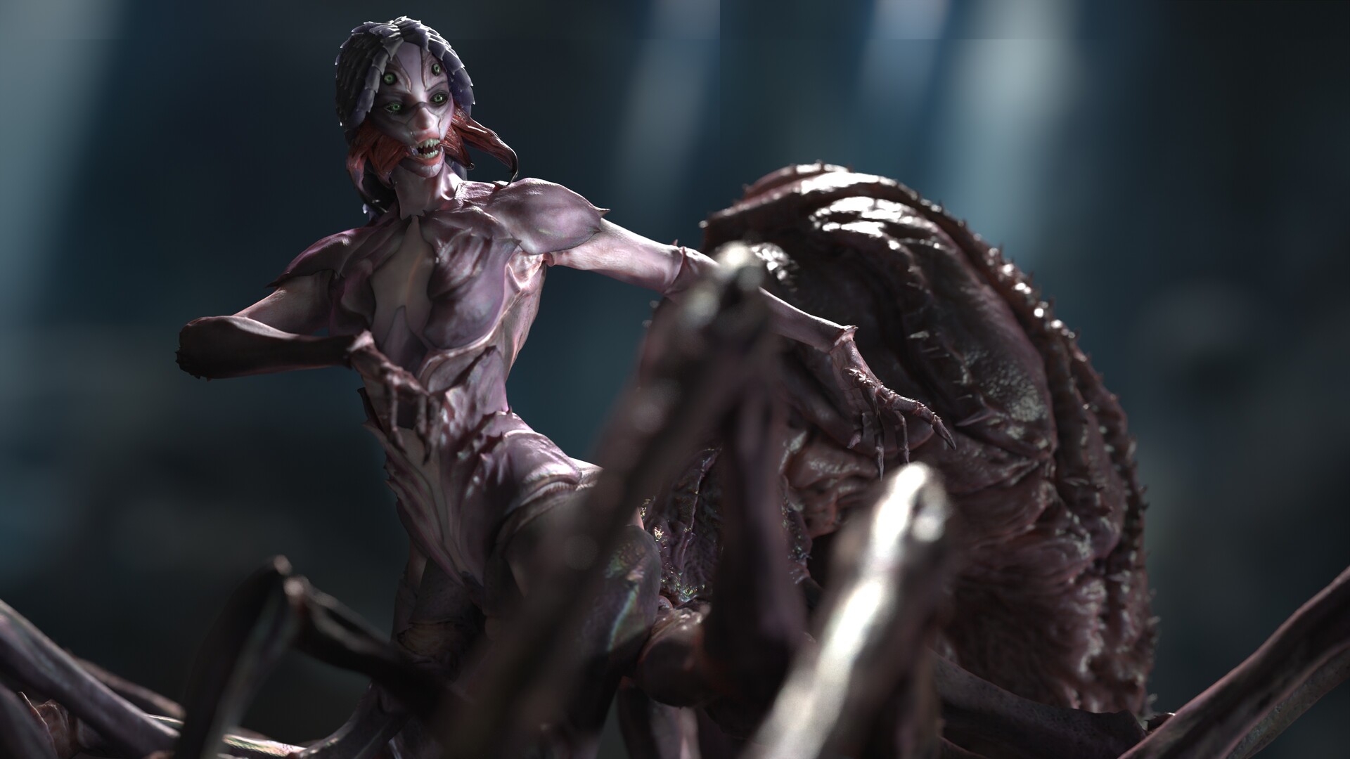 ArtStation - were-insect spider concept