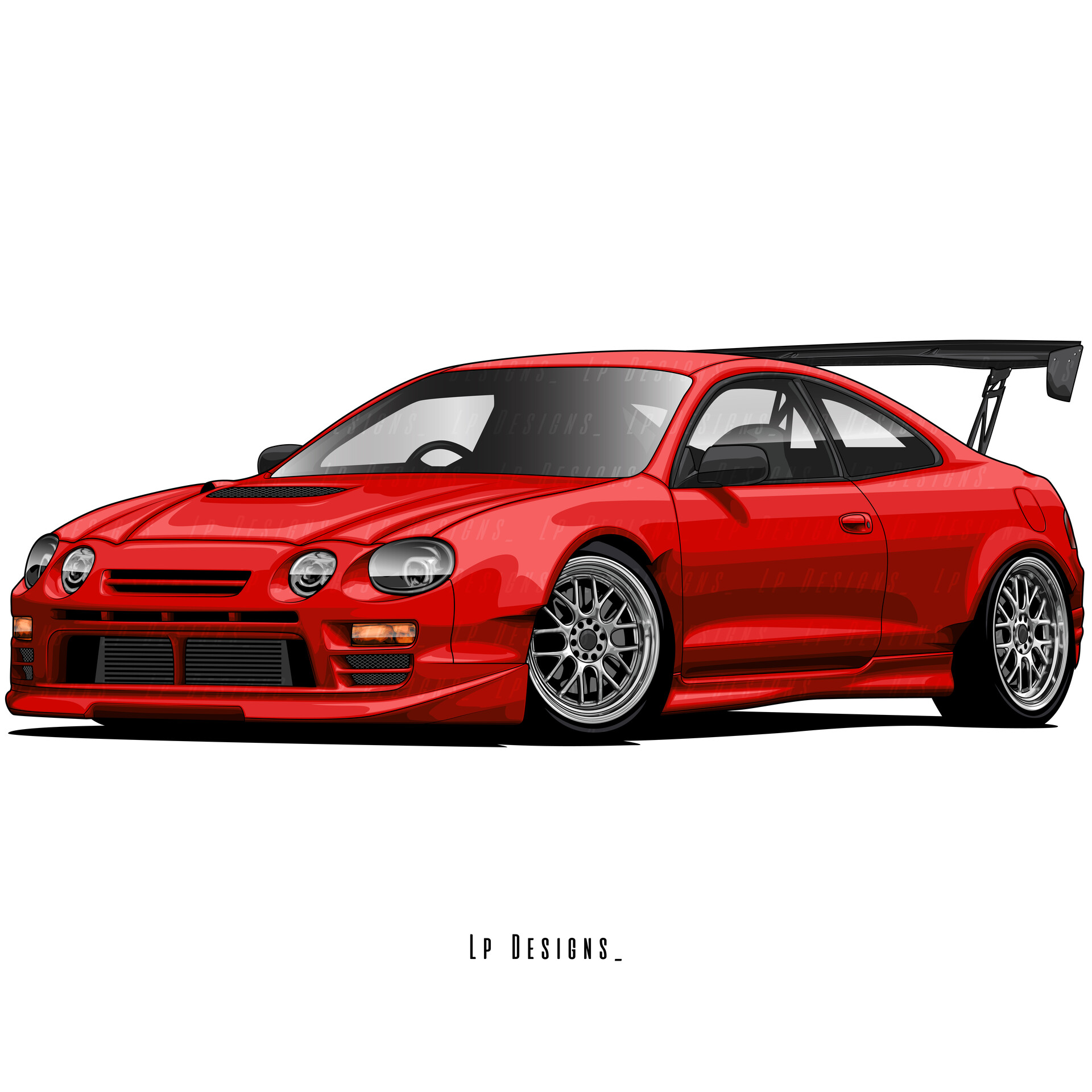 ArtStation - Toyota Celica GT-Four