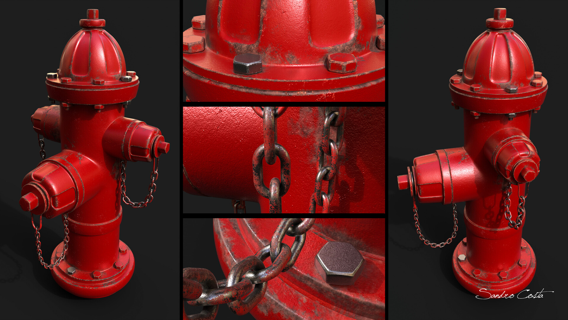 ArtStation - A old water hydrant