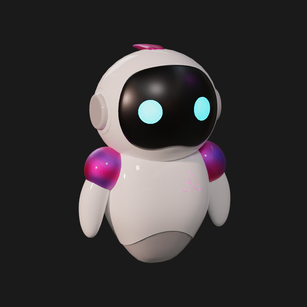 ArtStation - Cute robot design for Axra company