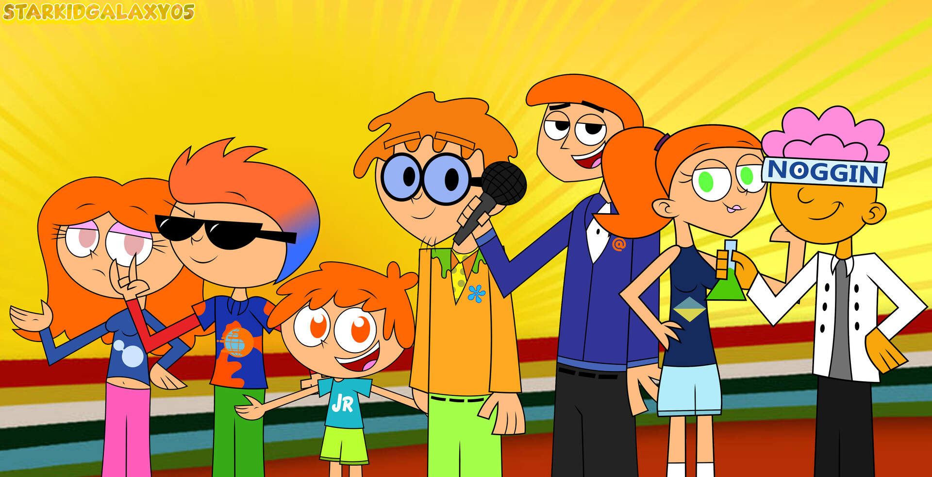 ArtStation - The Humanized Nickelodeon Family