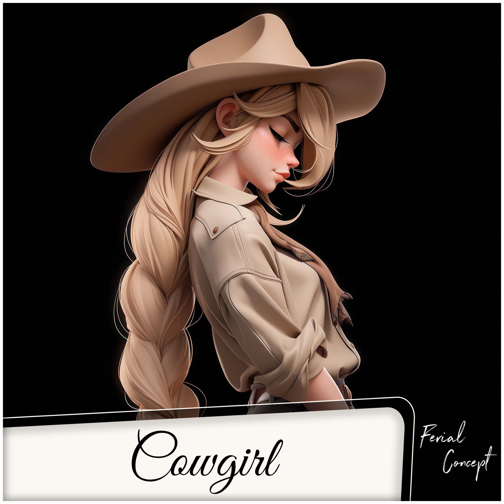 ArtStation - 🔹200 Cowgirl - Stylized Character Reference Image Pack v ...