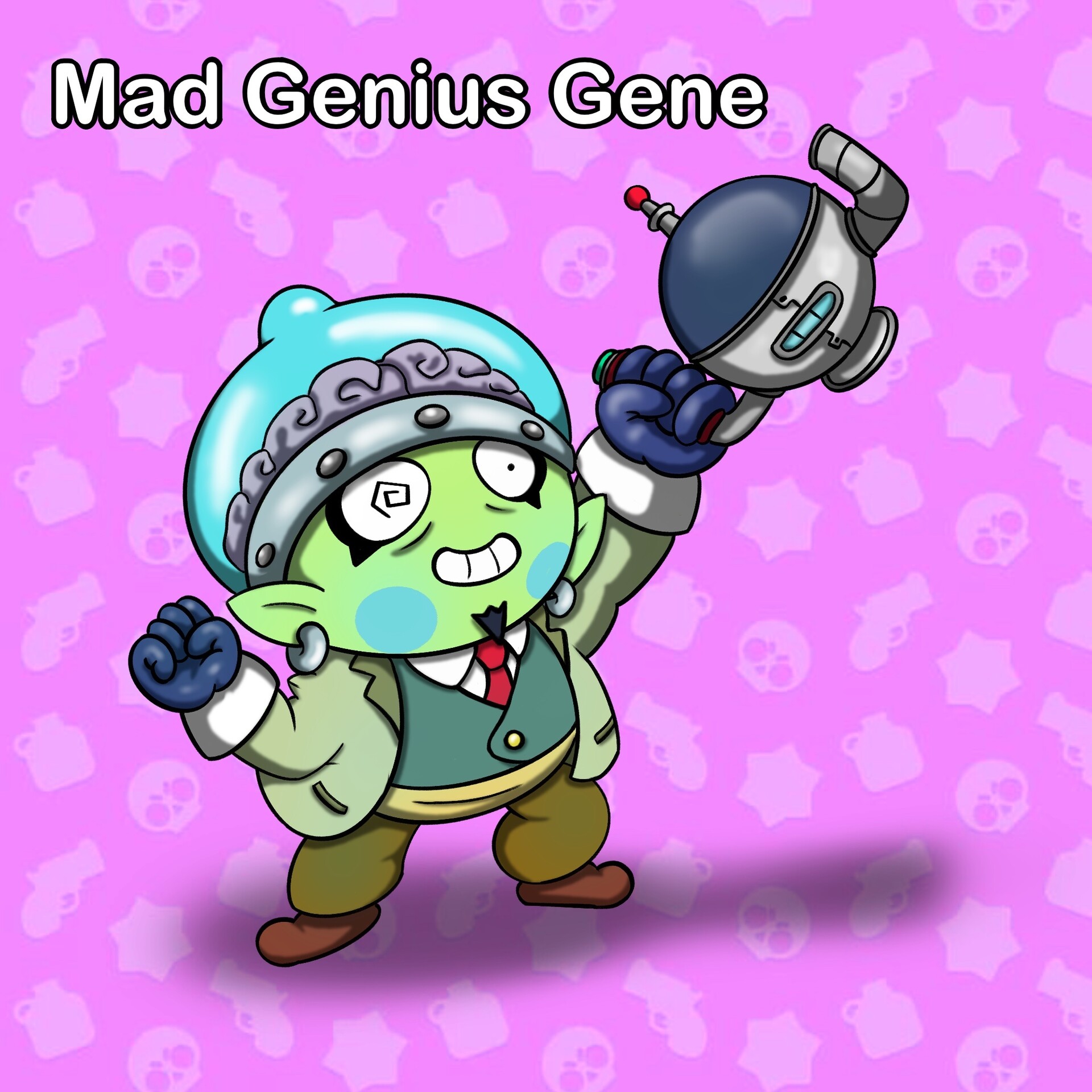 ArtStation - Fan skin Gene brawl stars
