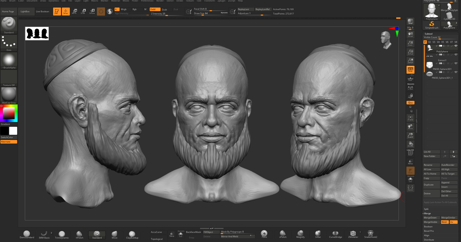 ArtStation - Male bust