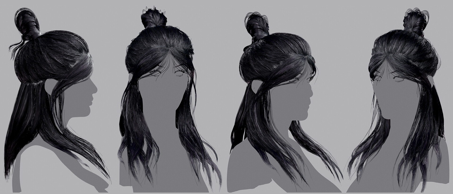 Saswata Roy - Ninja girl hair (Real-Time)
