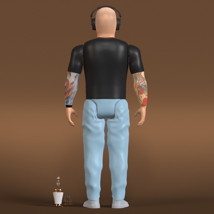 Moshe (Mo) Langermann - J.R. Joe Action Figure