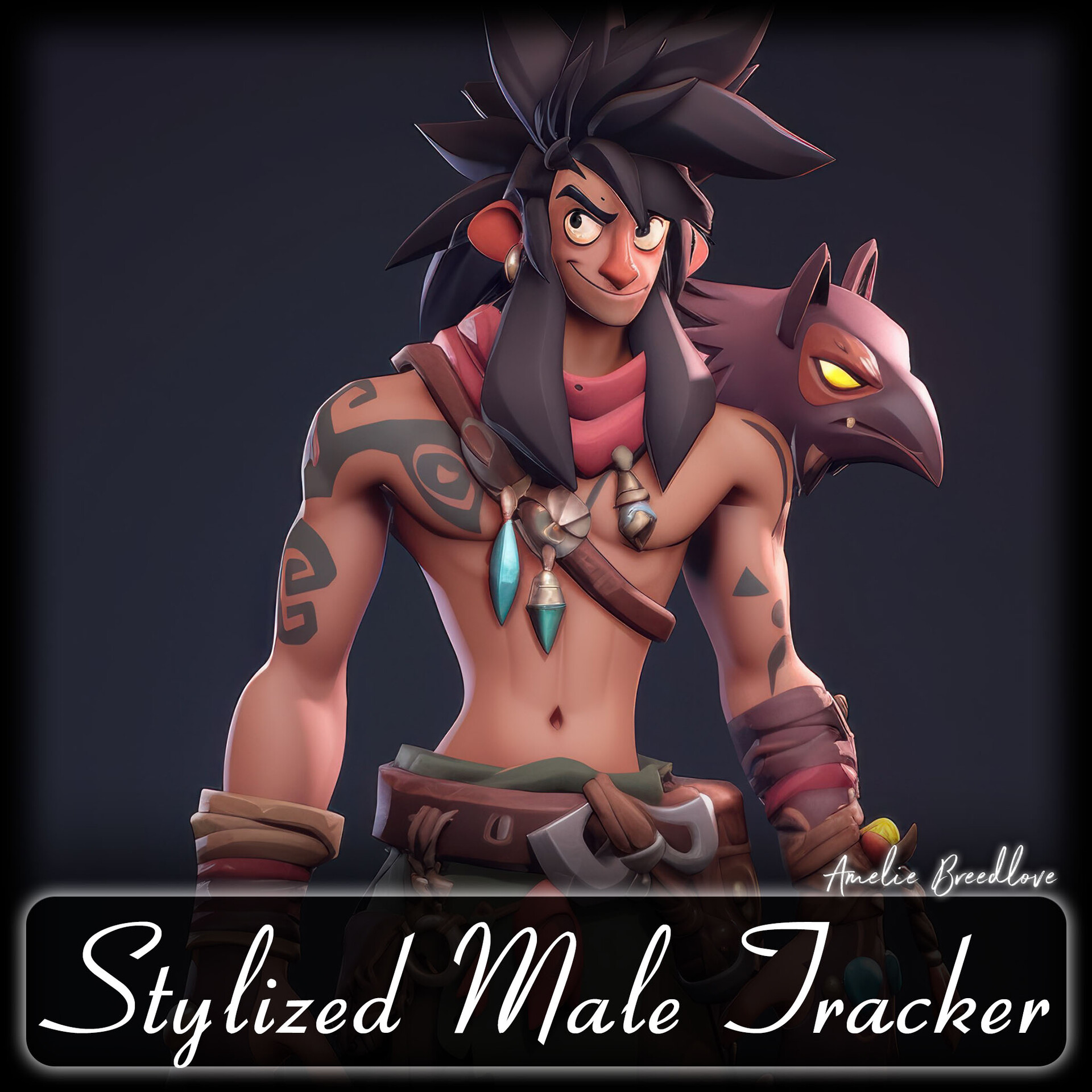 ArtStation - 200 Stylized Male Tracker Reference Pack | 4K | v.119