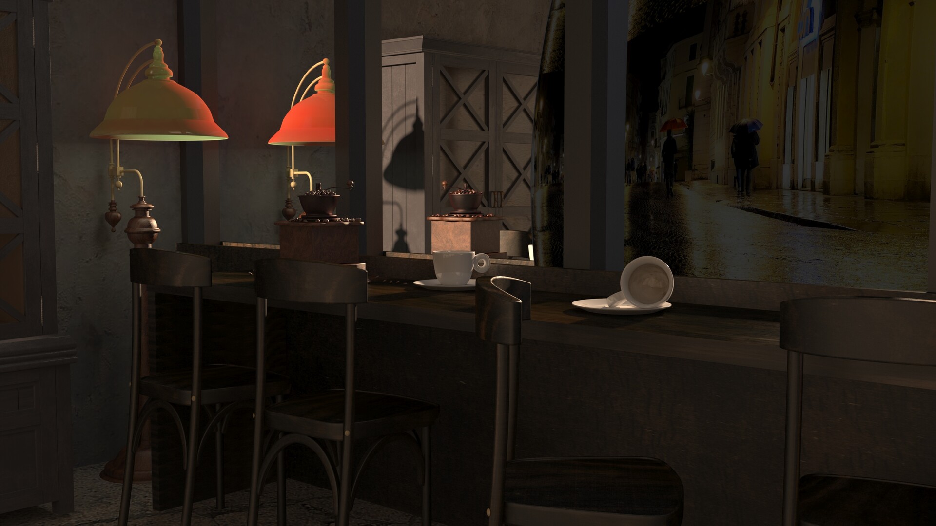 ArtStation - Night Coffee