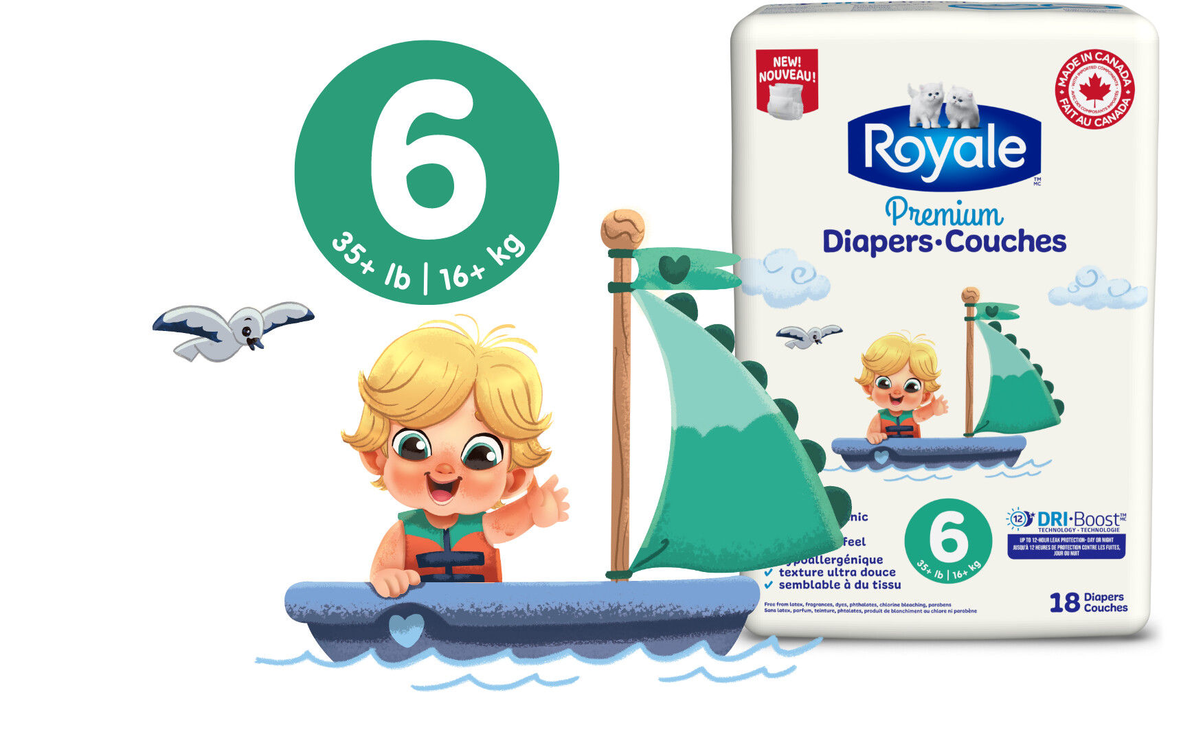 Vipin Jacob - Royale Diapers Illustrations