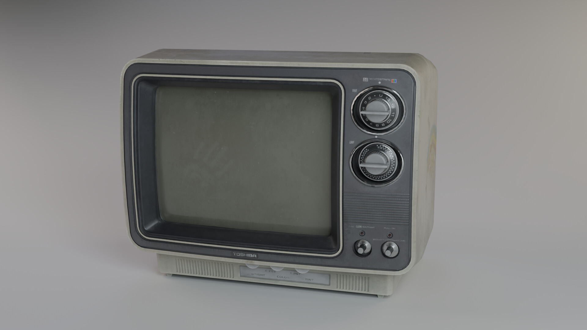 ArtStation - Old TOSHIBA TV