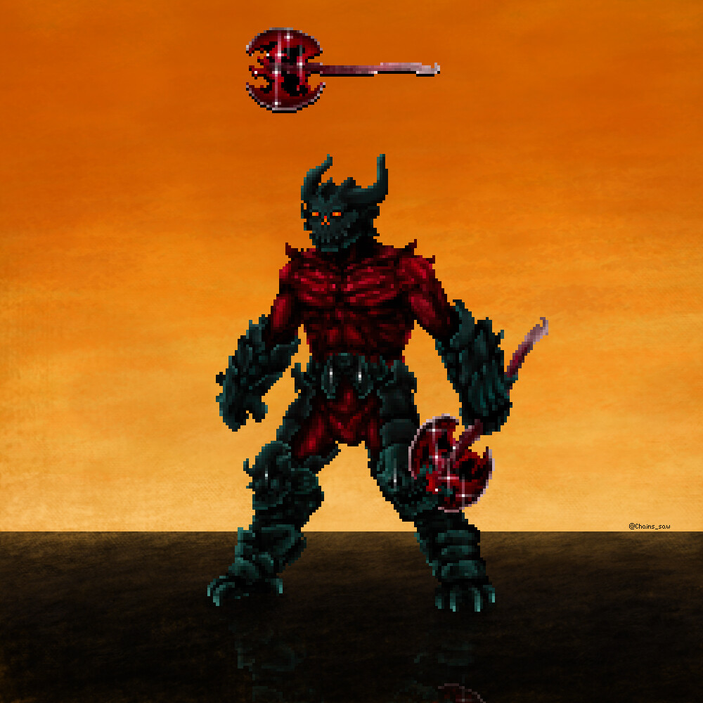 ArtStation - Demonic Berserk