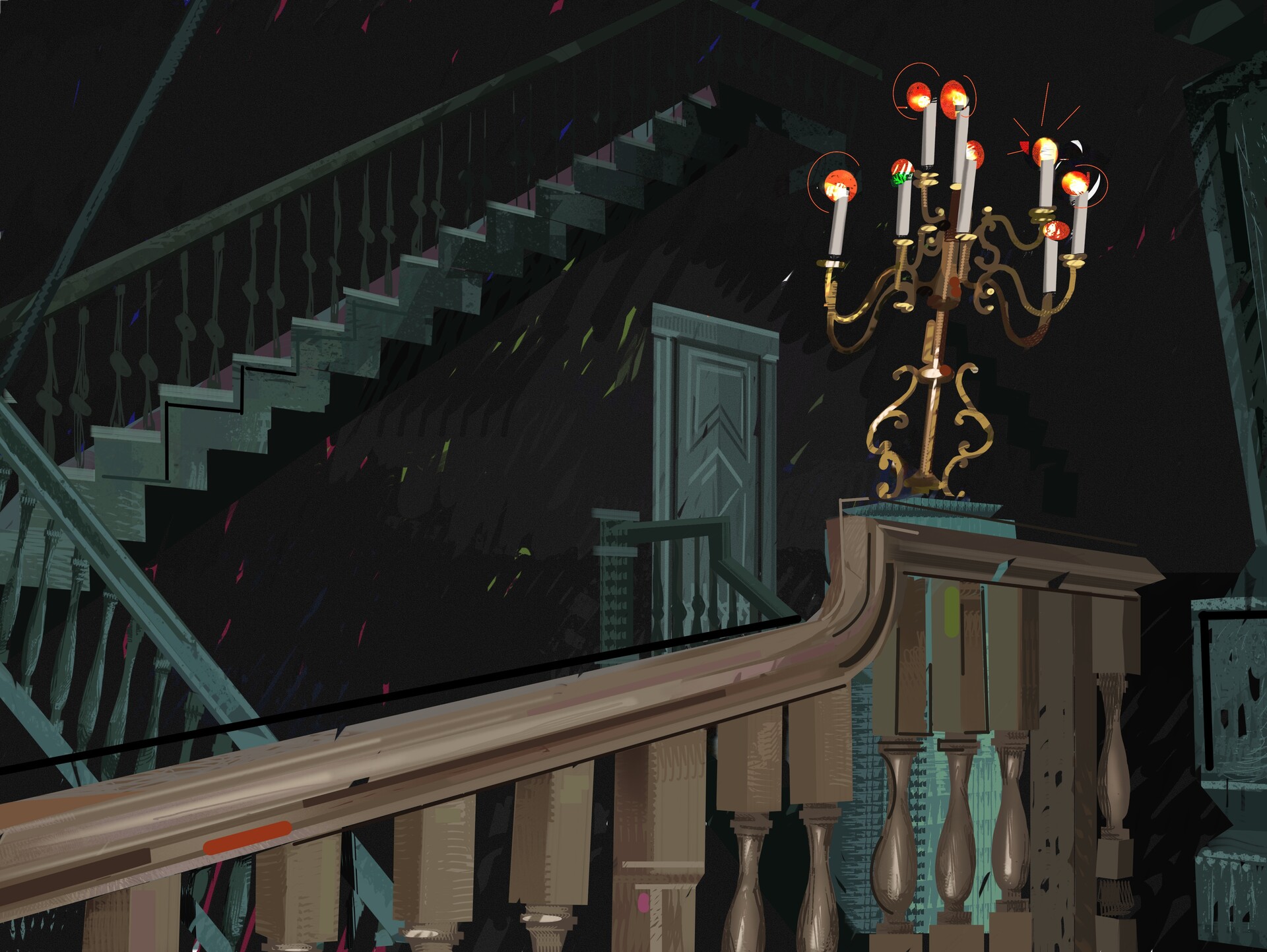 ArtStation - House with ghosts