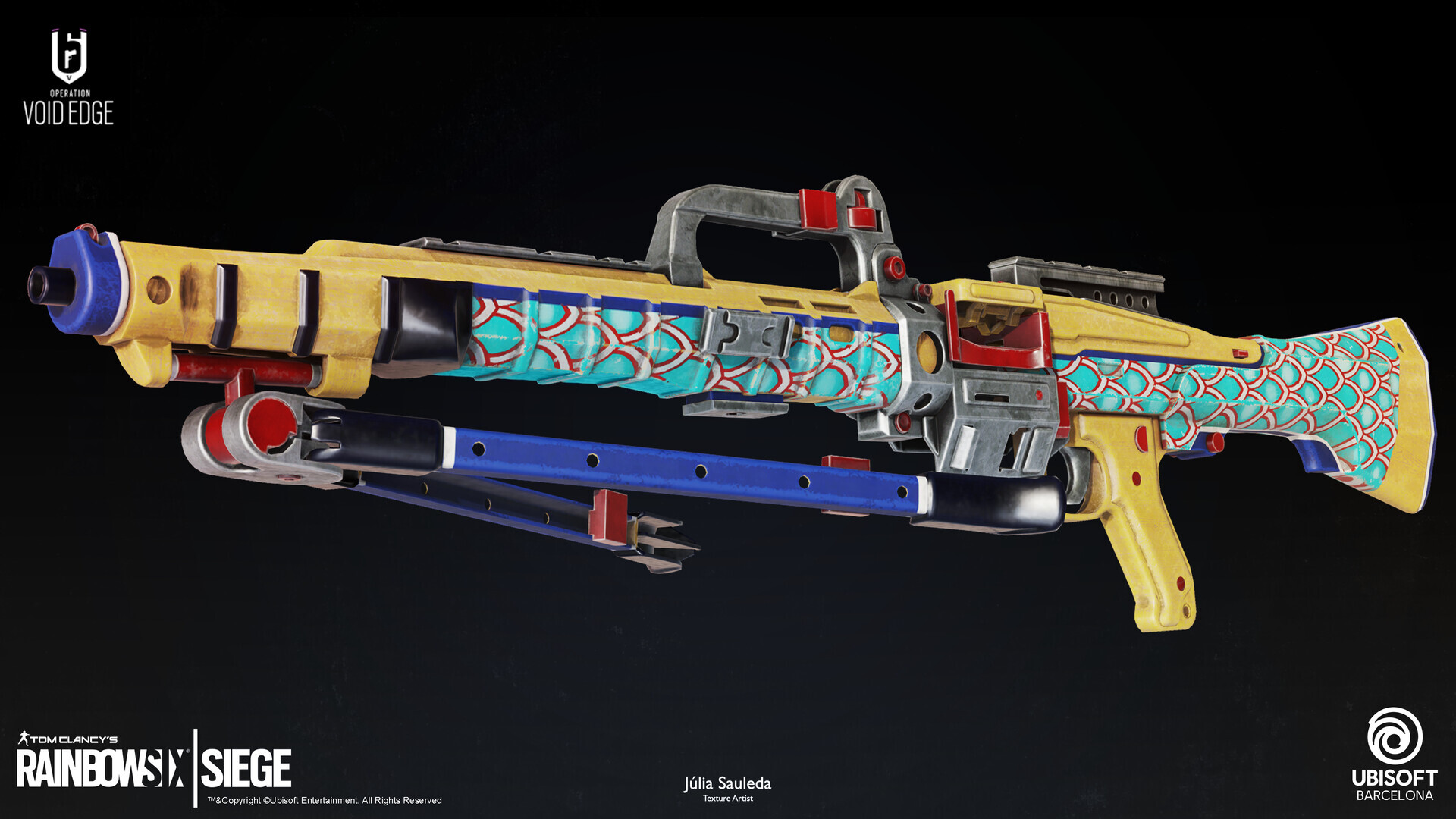 Júlia Sauleda - Rainbow Six Siege - Universal weapon skins