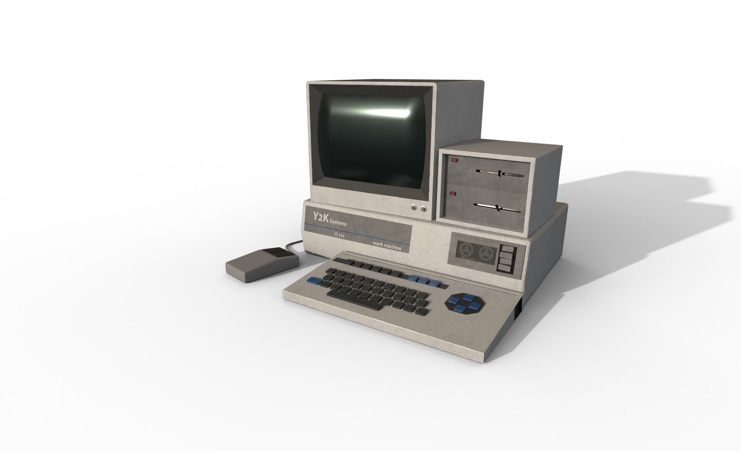 ArtStation - Retro Computer 3D model