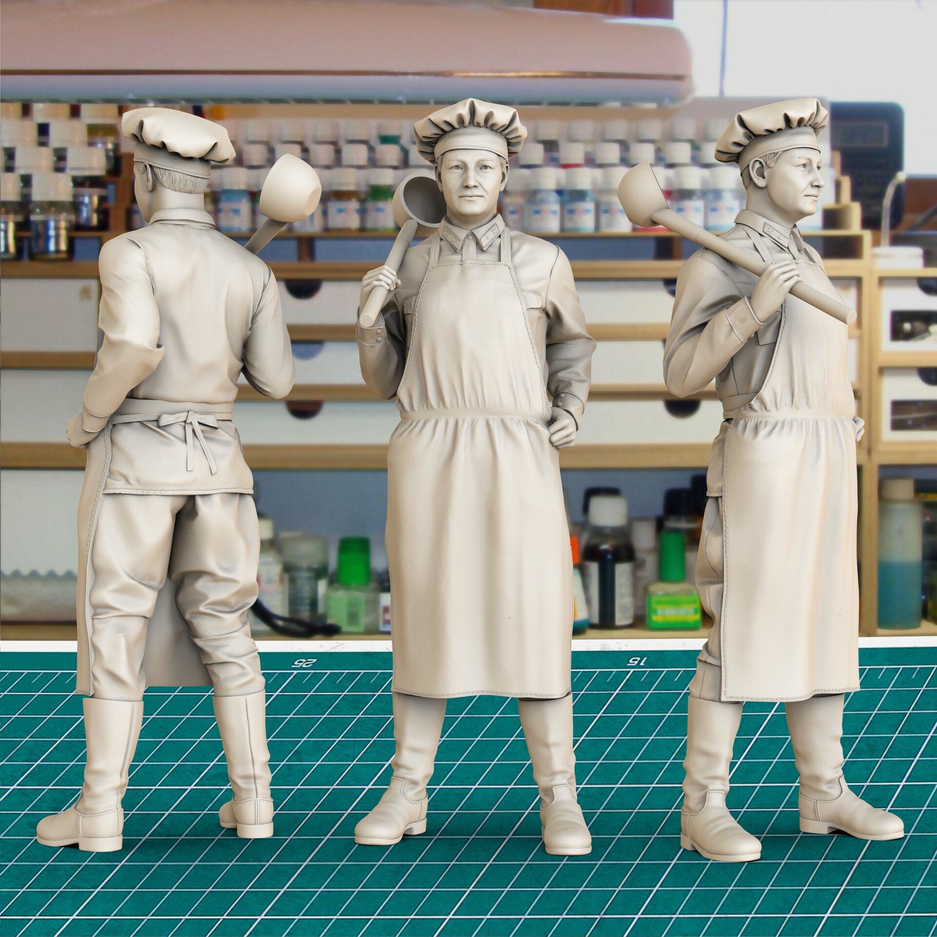 ArtStation - Military chefs of the Second World War 1\35