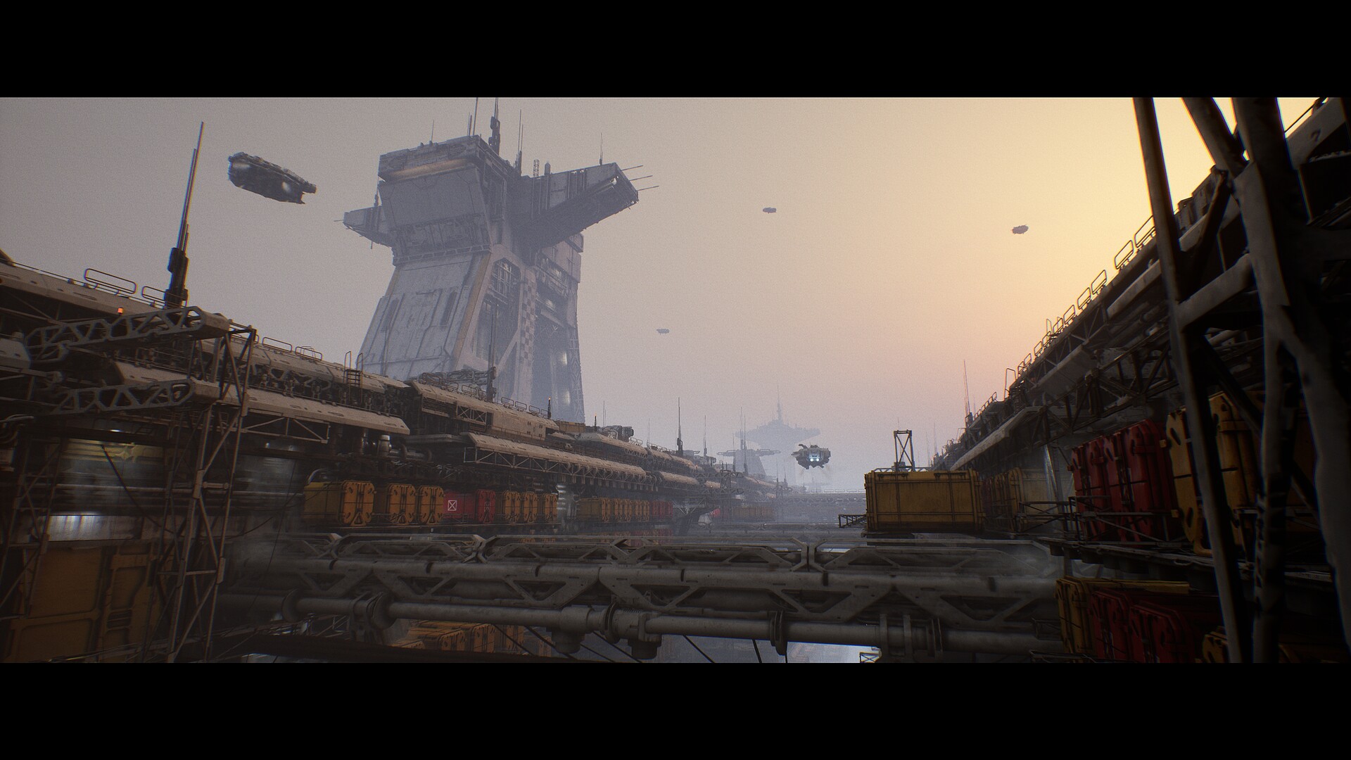 ArtStation - Sci-fi Port Relight