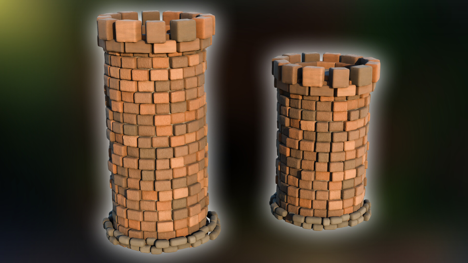 3D Tudor - Blender Basics Geometry Node Brick Walls Workshop