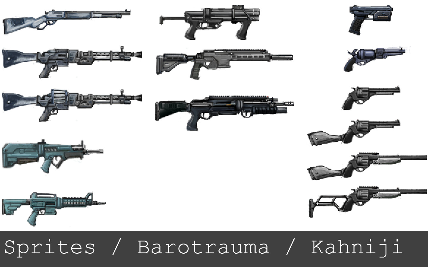 ArtStation - Baroweapons for "Vanilla Weapons Overhaul"