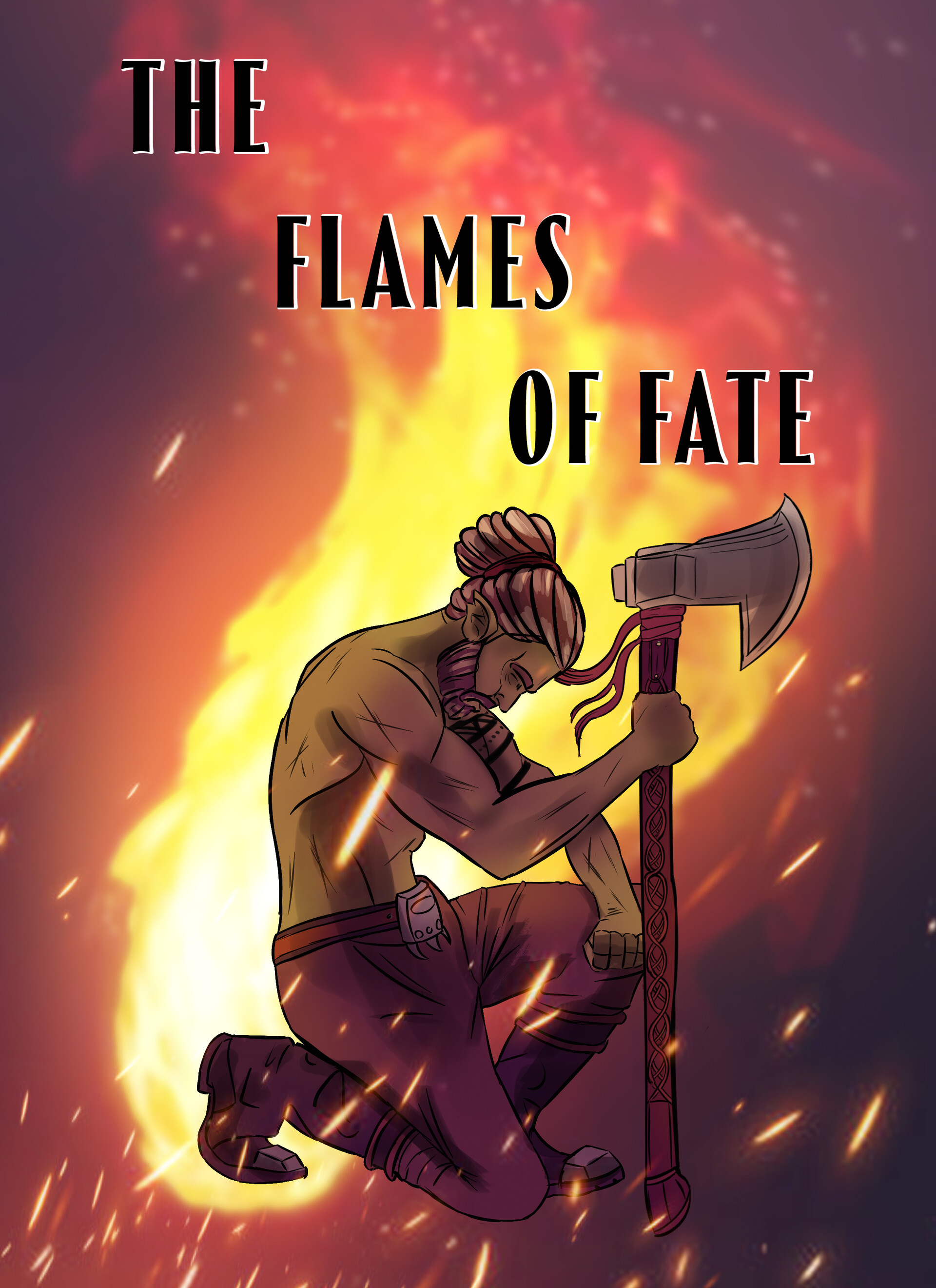 ArtStation - The Flames of Fate | 10 Page Comic