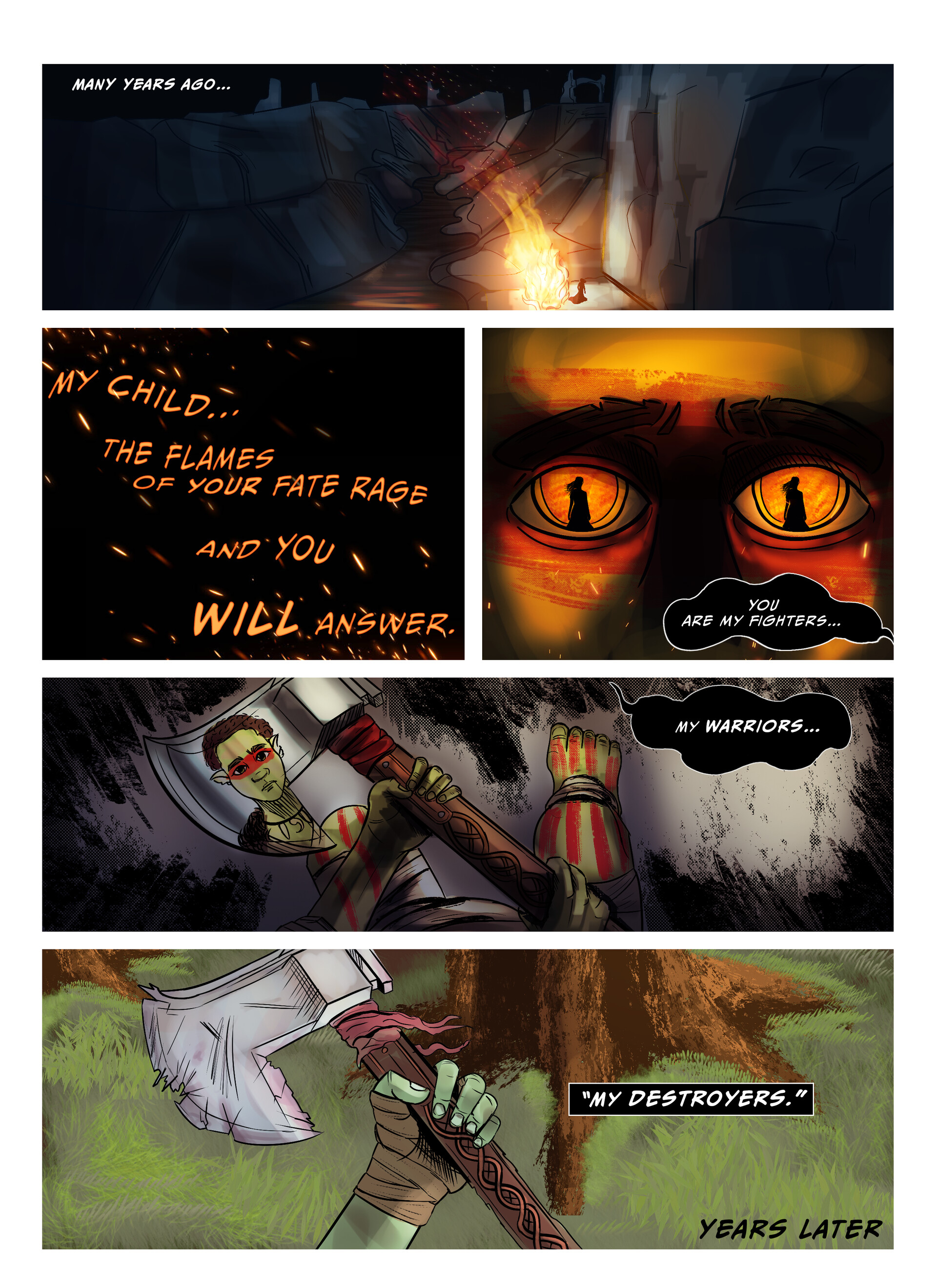 Caden McCoy - The Flames of Fate | 10 Page Comic